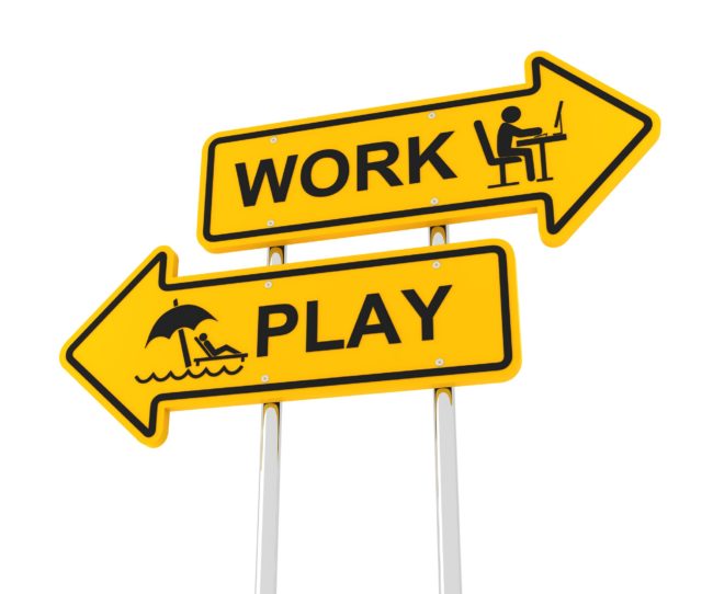 Work or play? It depends who benefits